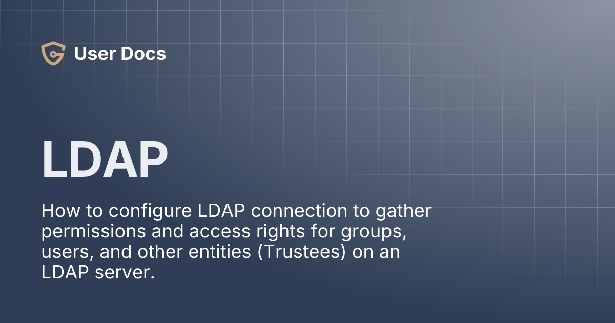 LDAP | User Docs